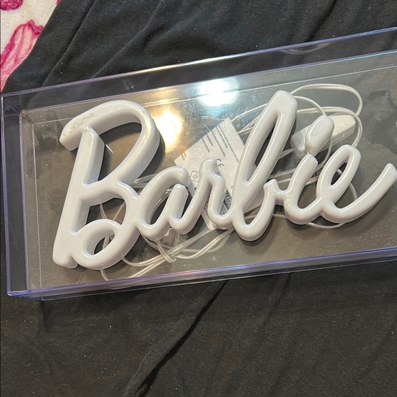 Barbie | Other | Barbie White Neon Sign | Poshmark